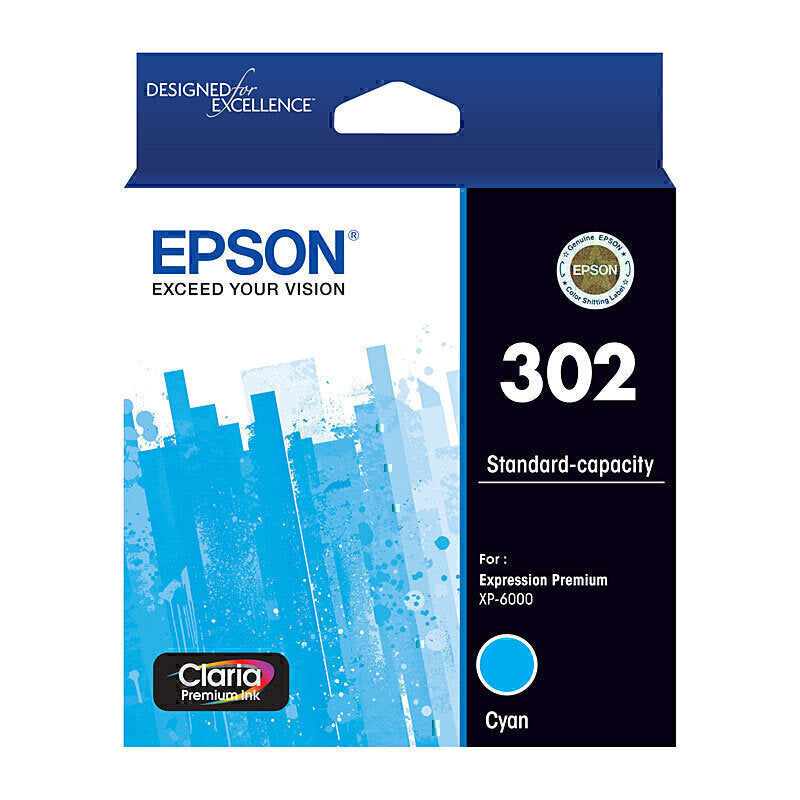 Aussie Inks | Genuine Epson 302 Cyan – Aus Inks