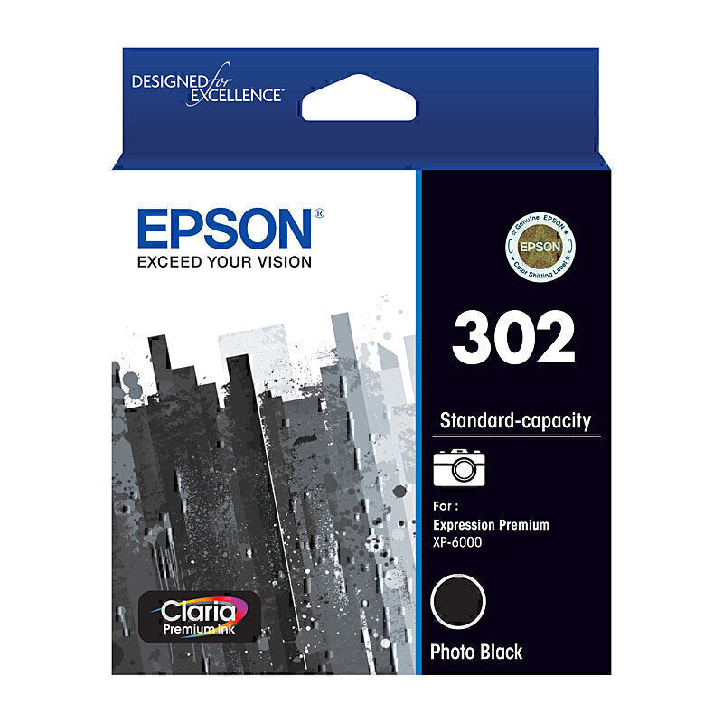 Aussie Inks | Genuine Epson 302 Photo Black – Aus Inks