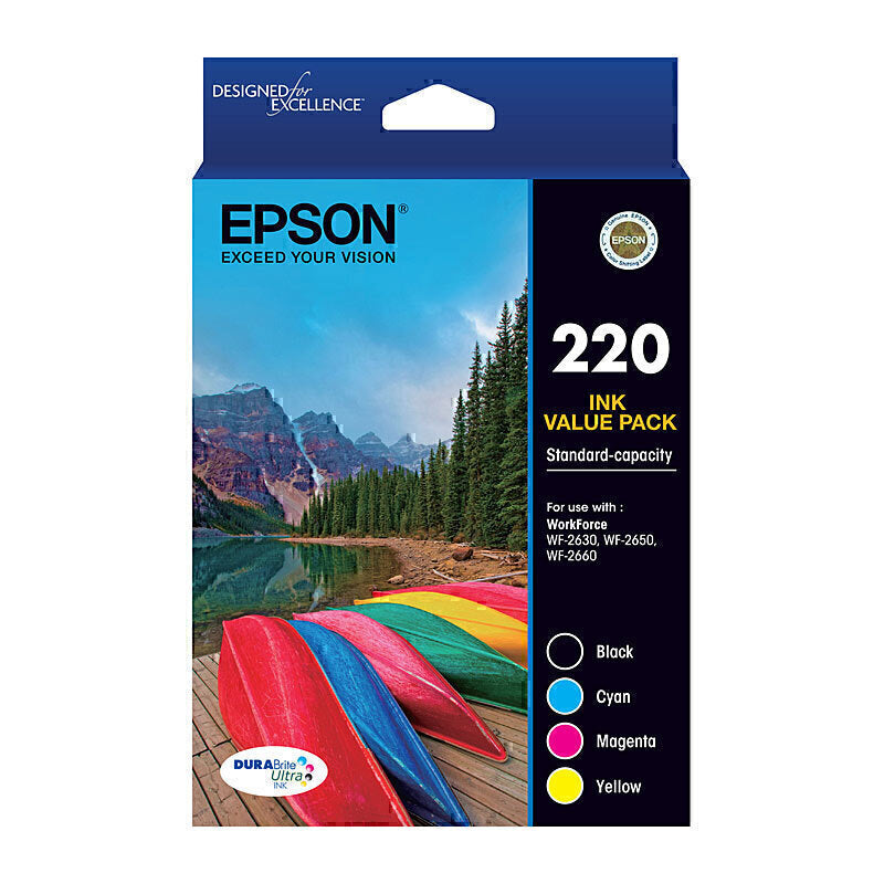 Aussie Inks | Genuine Epson 220 Value Pack – Aus Inks